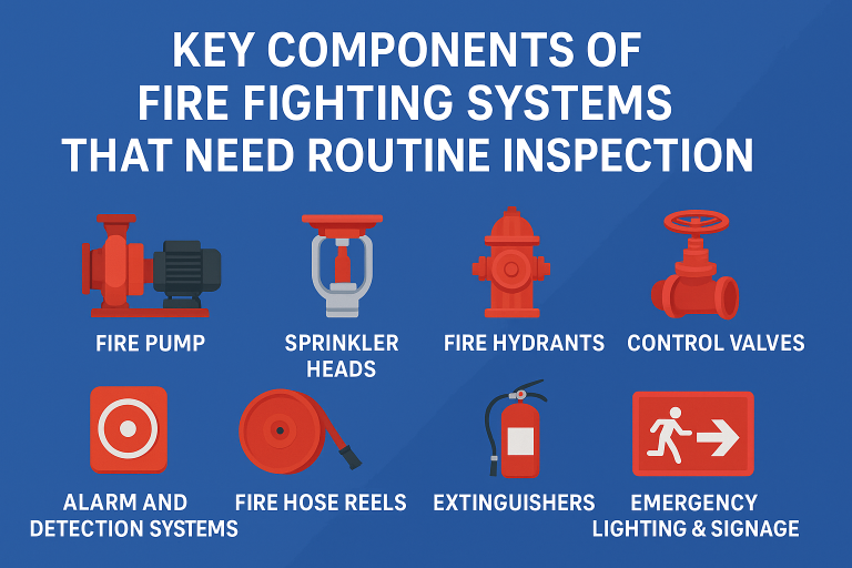 8 Key Components of Fire Fighting Systems That Need Routine Inspection